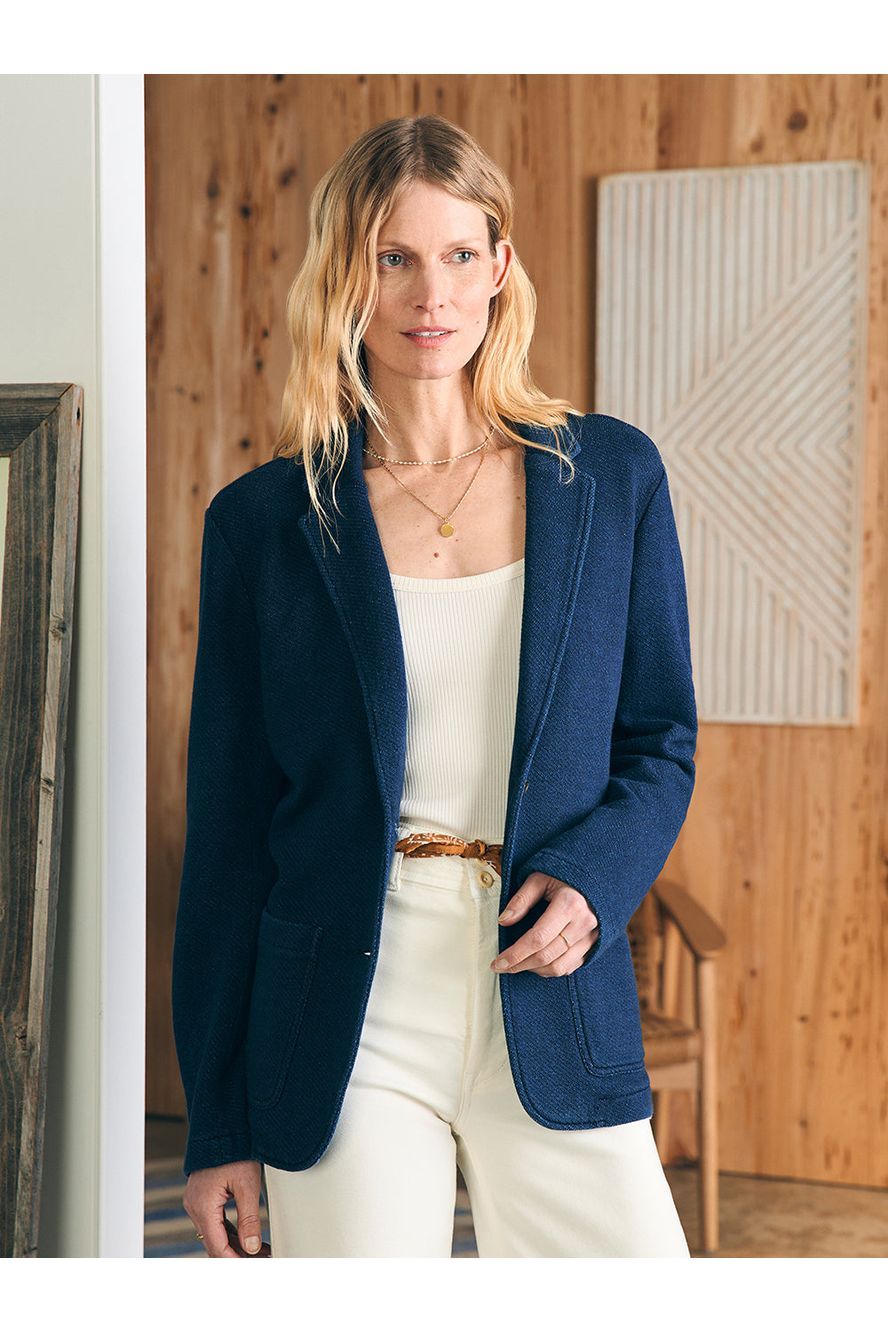 Inlet Blazer - Hendricks Indigo Wash – Eclipse Sample Sales